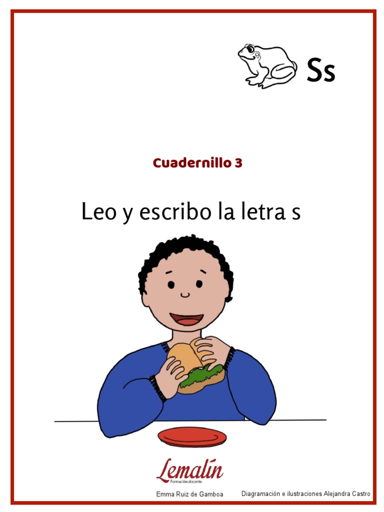 Aprender la Letra S: Lectura y Escritura | PDF | Escritura