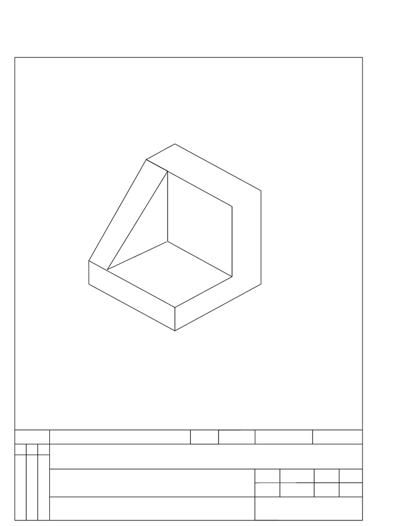 Proyeksi Isometri - FDWG Model | PDF