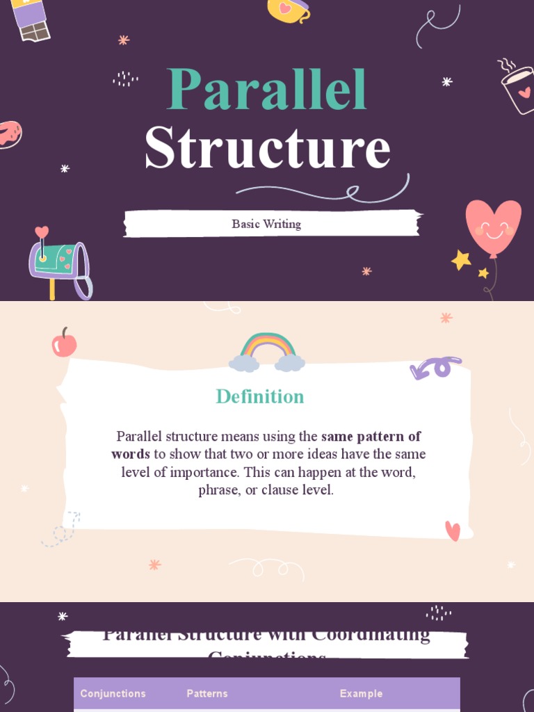 Parallel Structure | PDF | Noun | Linguistic Typology