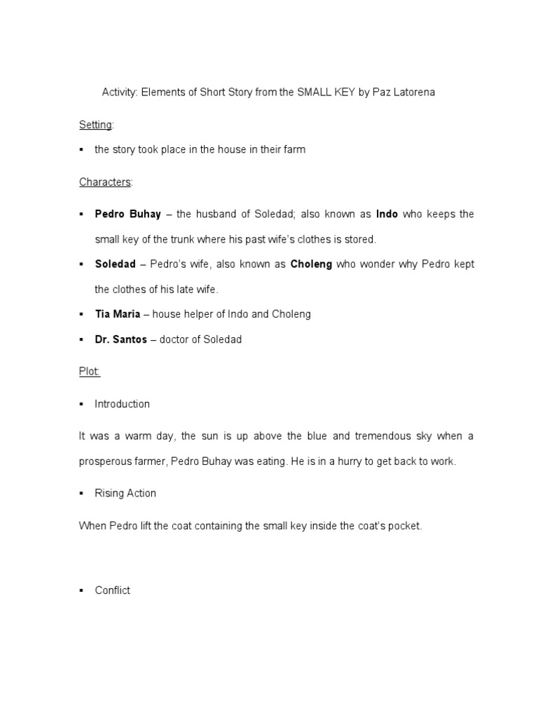 ACTIVITY_MODULE4_SMALL-KEY | PDF | Narration | Irony