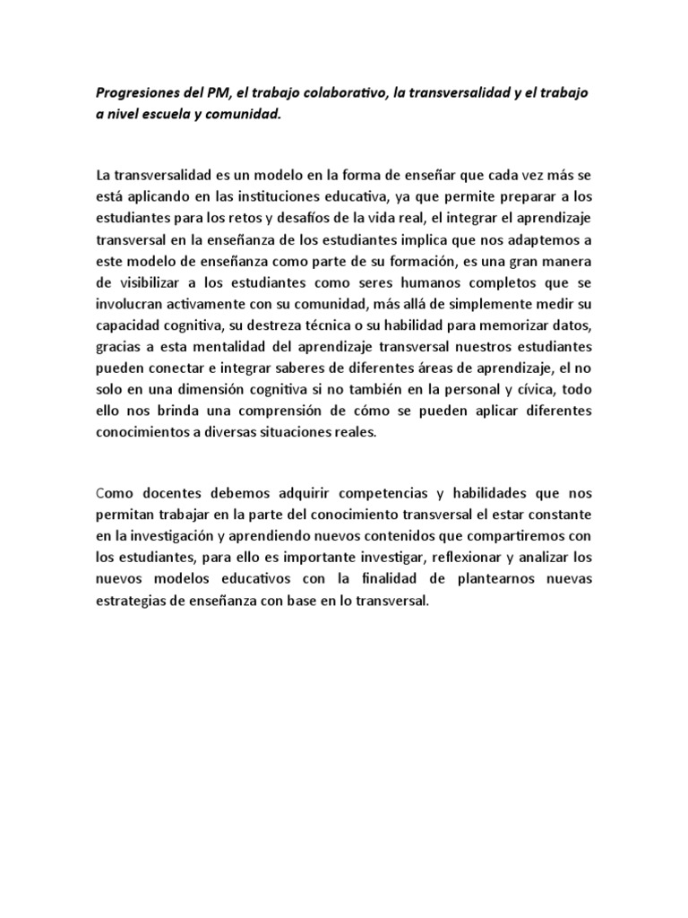 Ensayo Progresiones | PDF
