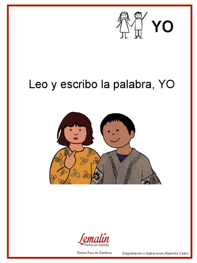 Yo leo y escribo la palabra YO | PDF
