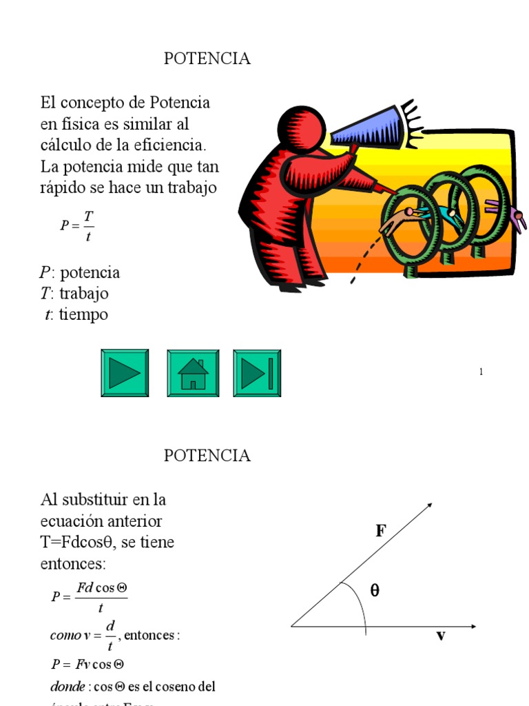 Potencia Pdf Vatio Poder Física