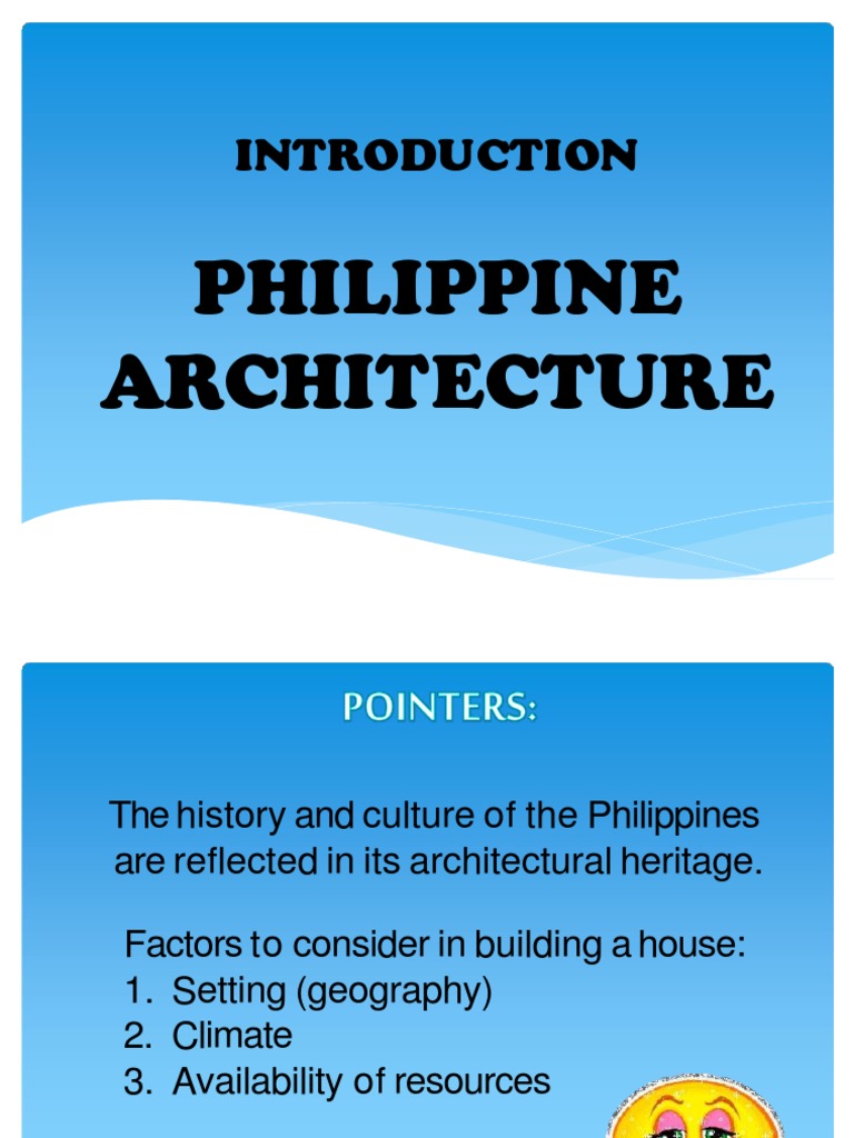 Introduction To Philippine Architecture | PDF | Philippines