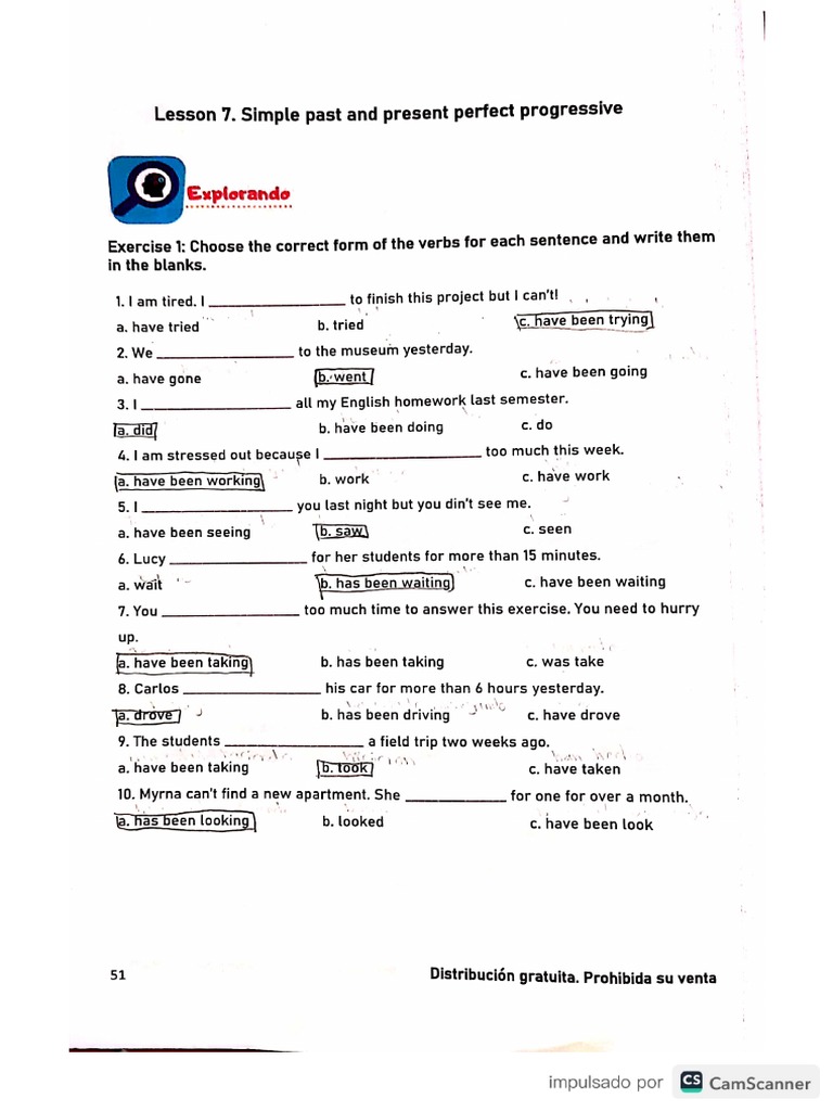 Lección 7 Ingles | PDF