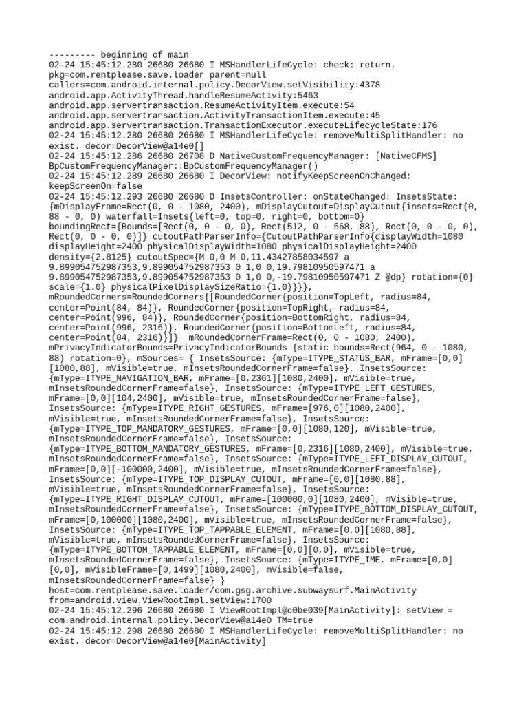 Com - Rentplease.save - Loader Logcat | PDF | Java (Programming ...