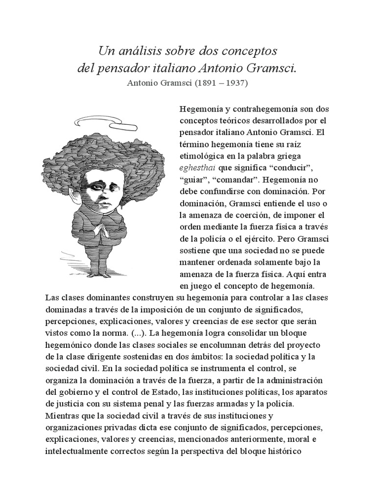 Hegemonia | PDF | Antonio Gramsci | Hegemonía