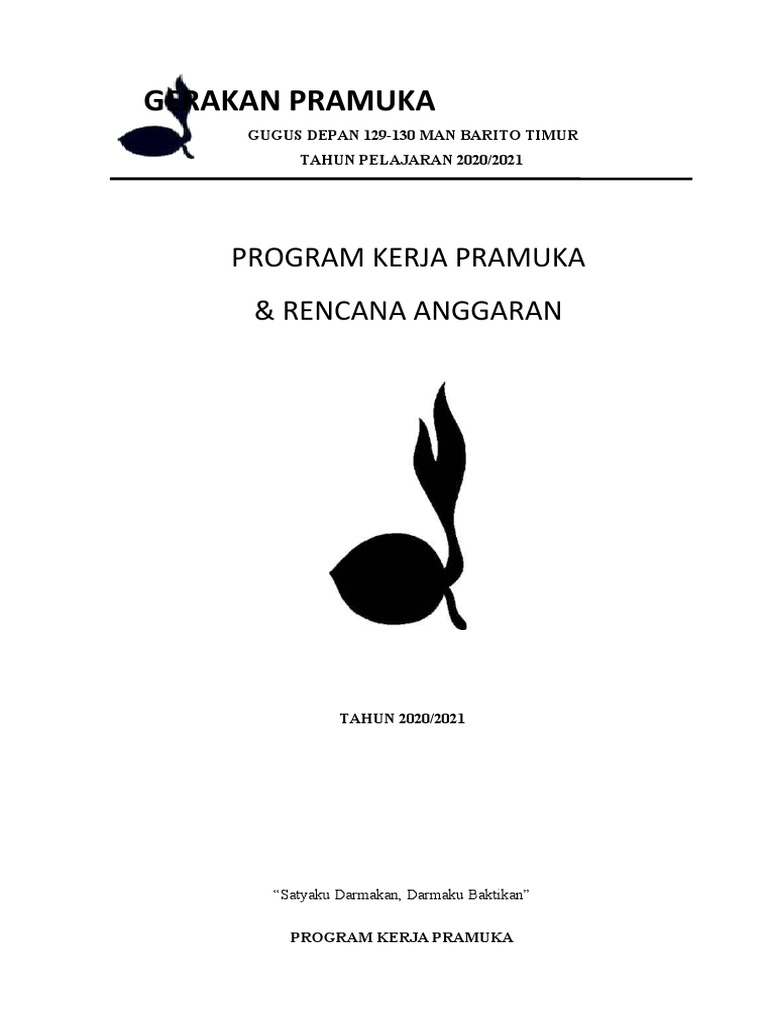 Program Pramuka MAN Barito Timur | PDF