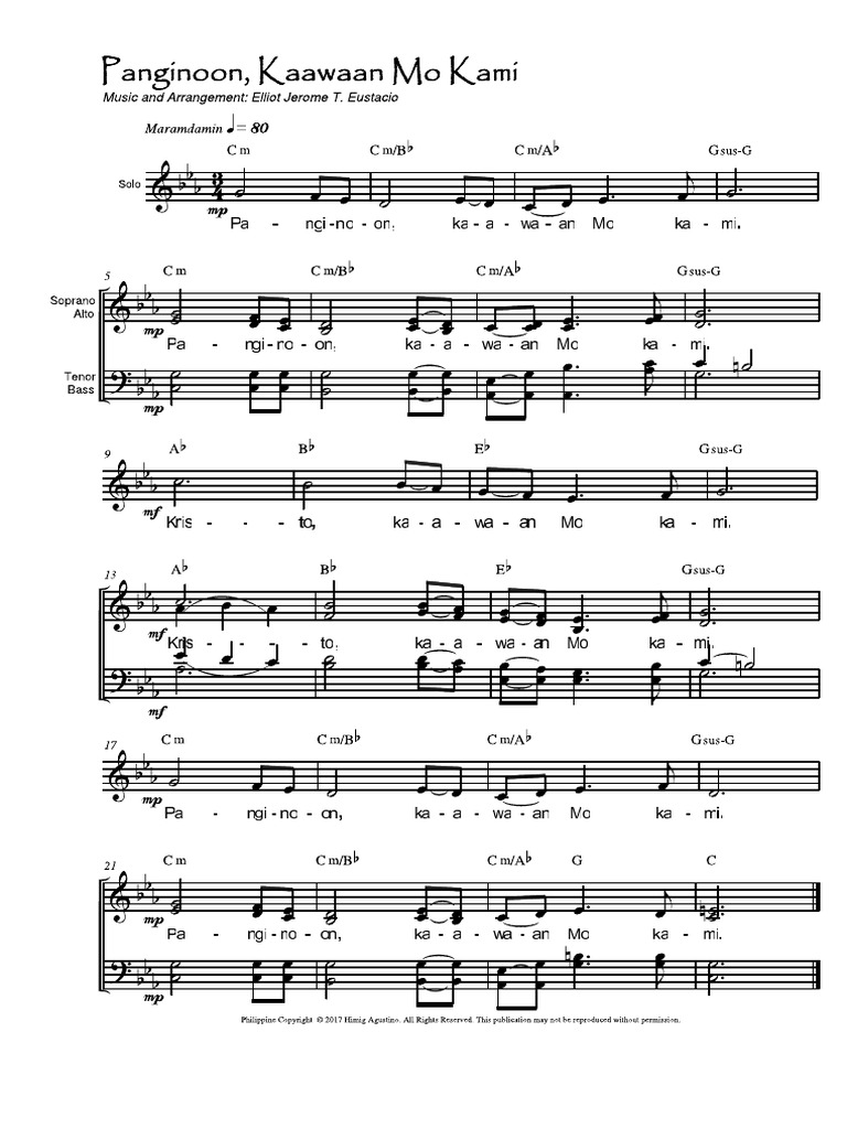 Tagalog Mass Responses For Lent | PDF