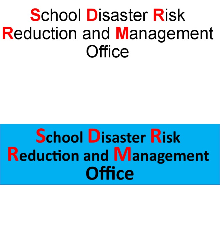 School Disaster Risk Management Guide | PDF