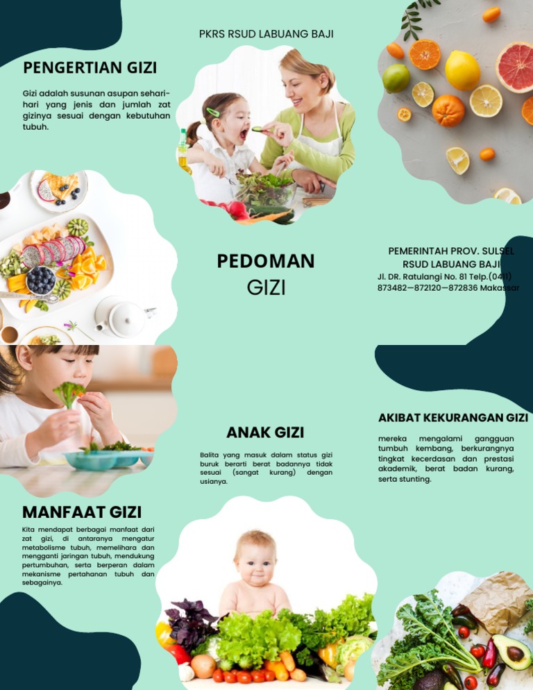 Leaflet Gizi | PDF