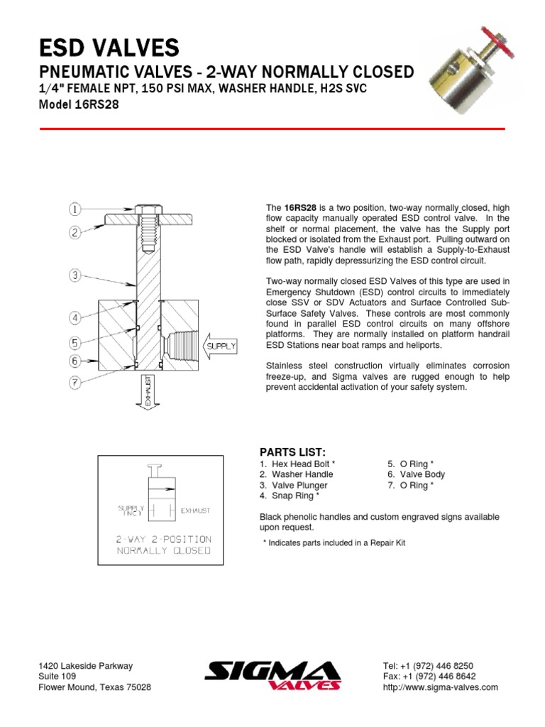 Sigma Valve 2-Way | PDF | Valve | Pipe (Fluid Conveyance)