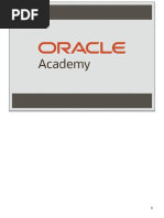 Oracle Academy - Database Design 2 Practice Activities - Answers | PDF | Databases | Computing