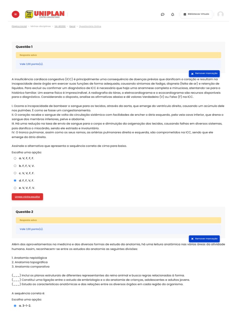 S4-B0268 - Anatomia (Enfermagem) | PDF | Sistema circulatório ...