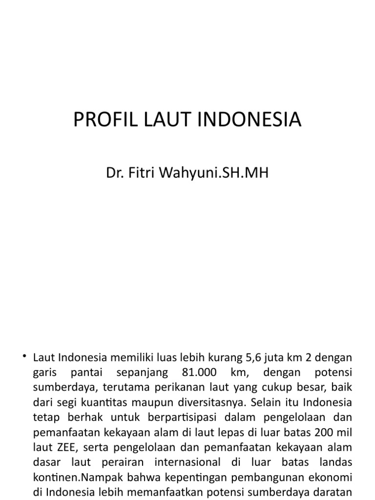 Profil Laut Indonesia | PDF