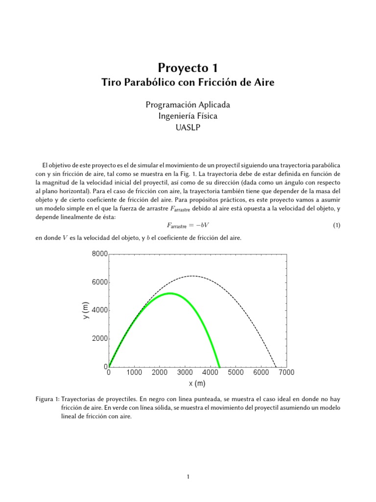 Proyecto1 1 | PDF | Fricción | Velocidad