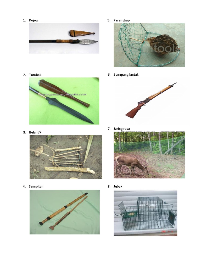 Alat Perburuan tradisional | PDF