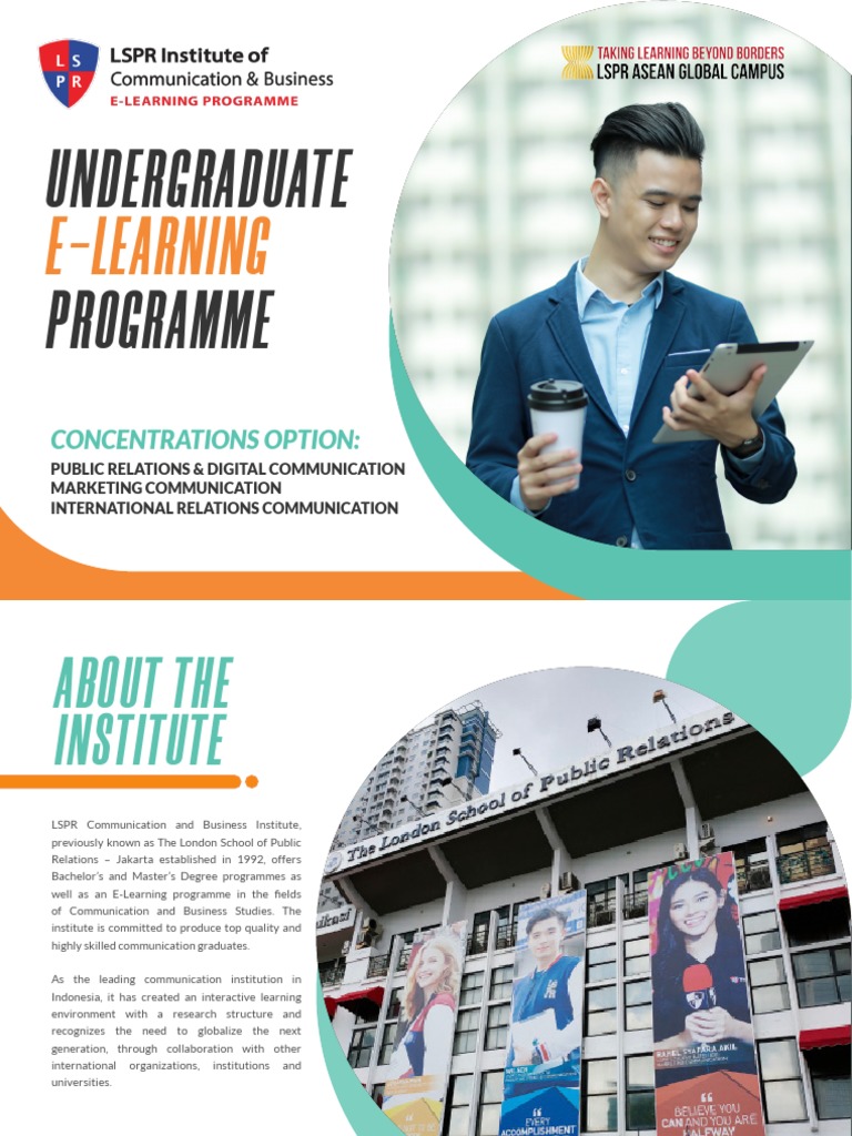 Brosur S1 E-Learning LSPR 2023 | PDF | Educational Technology | Public Relations