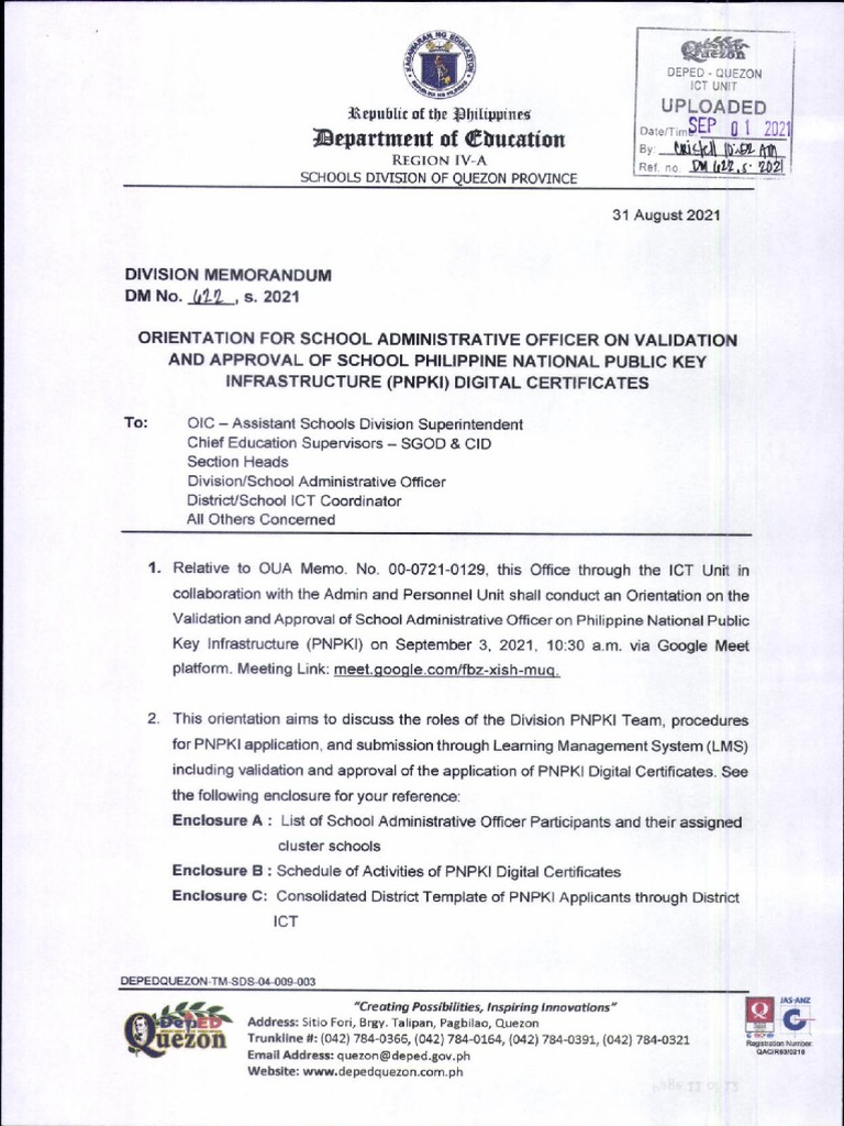 DM 622, S. 2021-0Jr4FmFz8spi114aDvhw | PDF