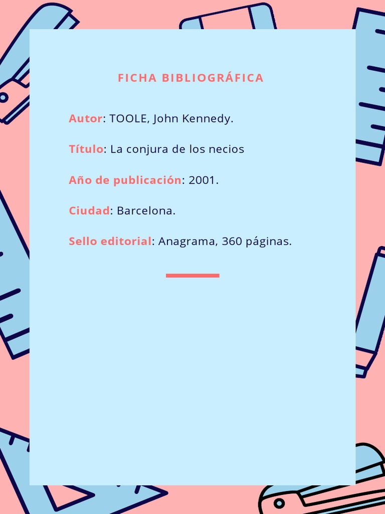 Ejemplos de Fichas Bibliograficas | PDF