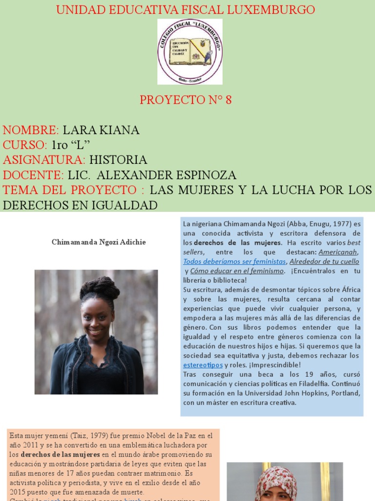 Proyecto 8 Historia | PDF