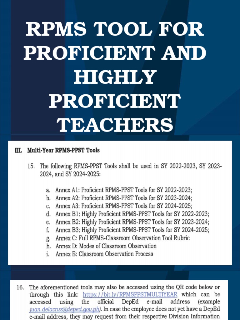 RPMS PPST Topic 2 | PDF | Learning | Curriculum