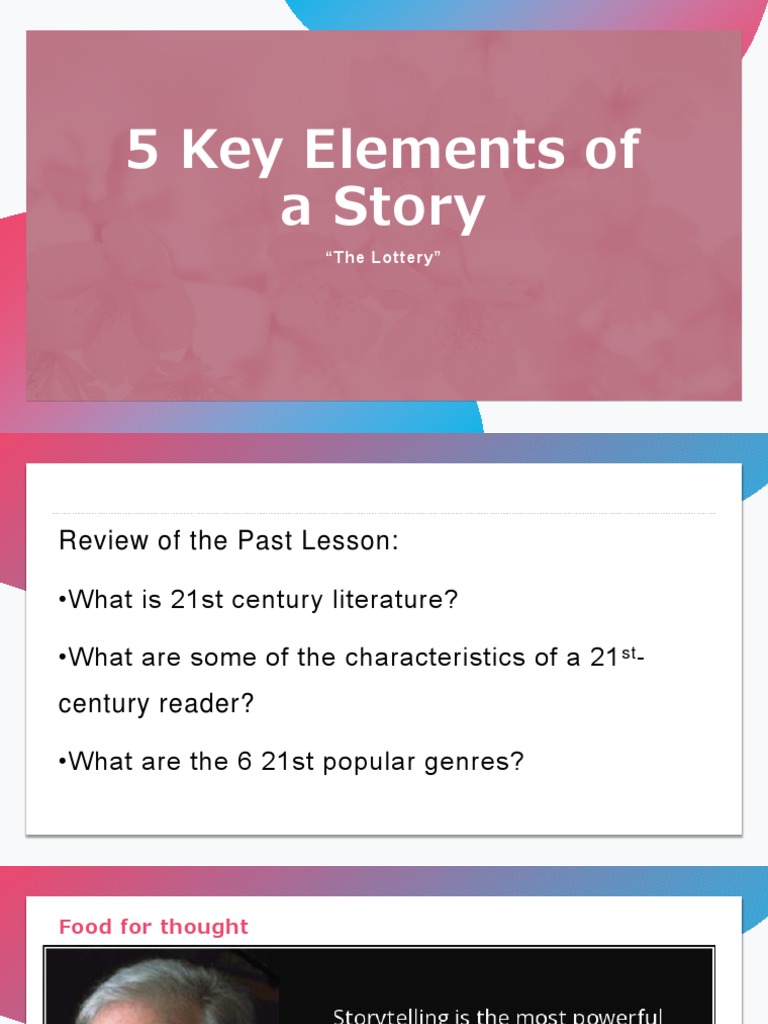 The Five Key Elements of Shirley Jackson's Classic Story 'The Lottery ...