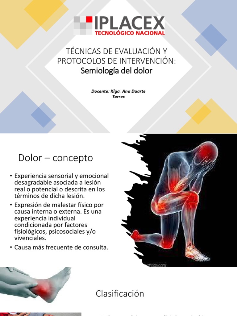 Clase 5 - Semiología Del Dolor y | PDF | Dolor | Especialidades Medicas