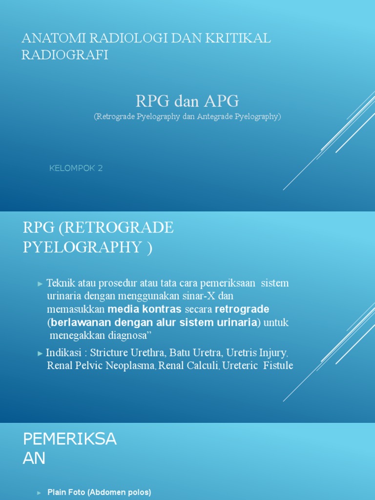 Anatomi Radiologi Dan Kritikal Radiografi RG Dan APG KELOMPOK 2 | PDF