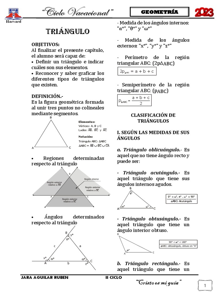 Triángulo Pdf Triángulo Geometría