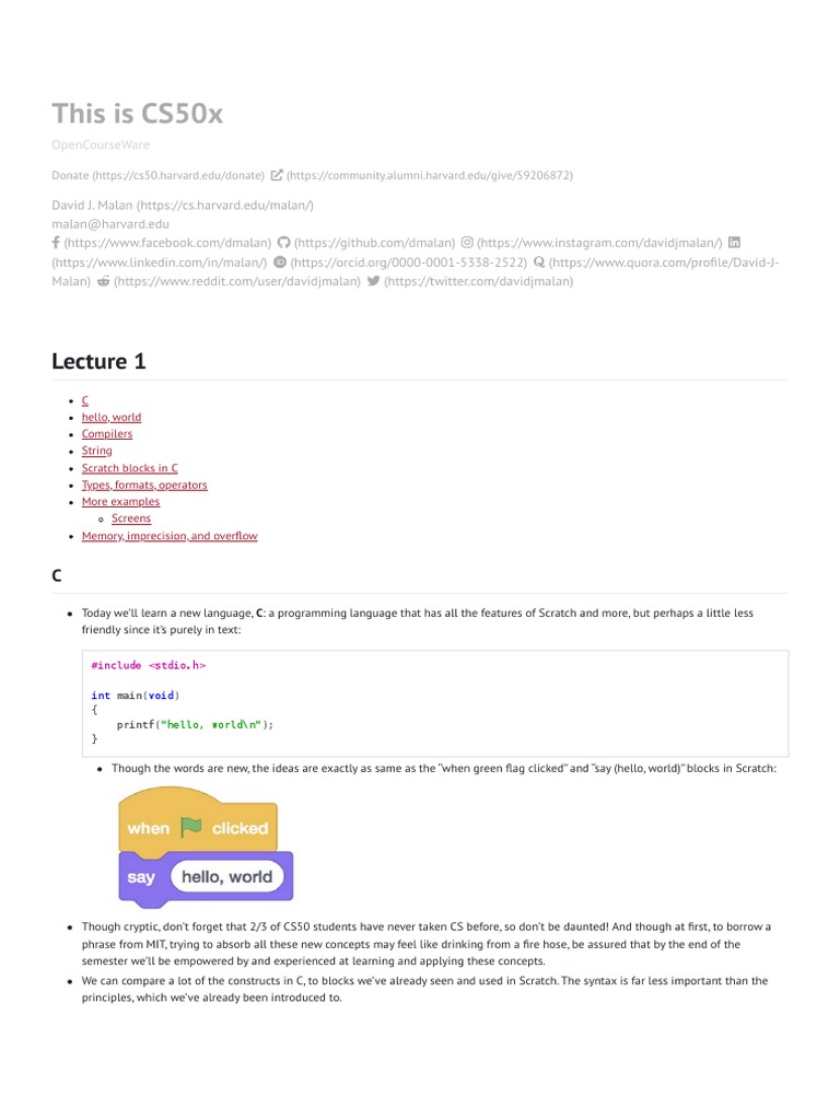 Lecture 1 Csl Pdf Integer Computer Science Computer Program