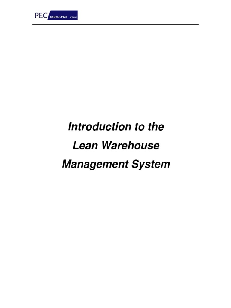 Lean Warehouse Management | PDF | Warehouse | Inventory