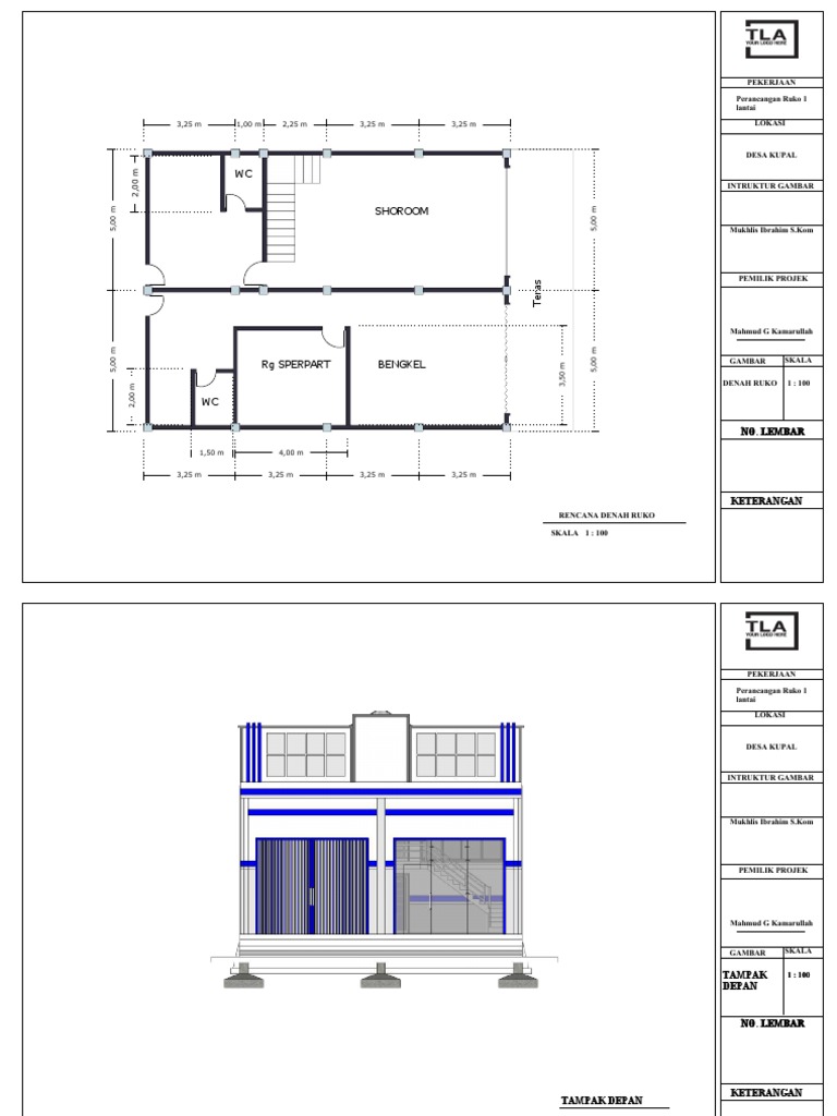 Backup of Denah Ruko2 | PDF