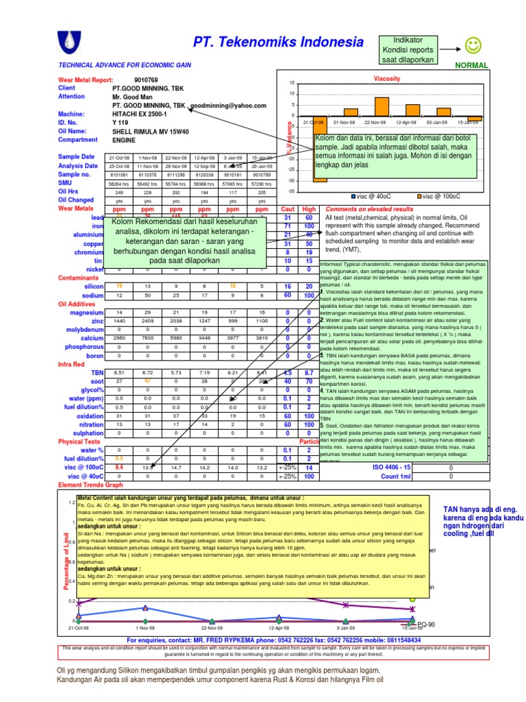 Penjelasan PAP Report | PDF