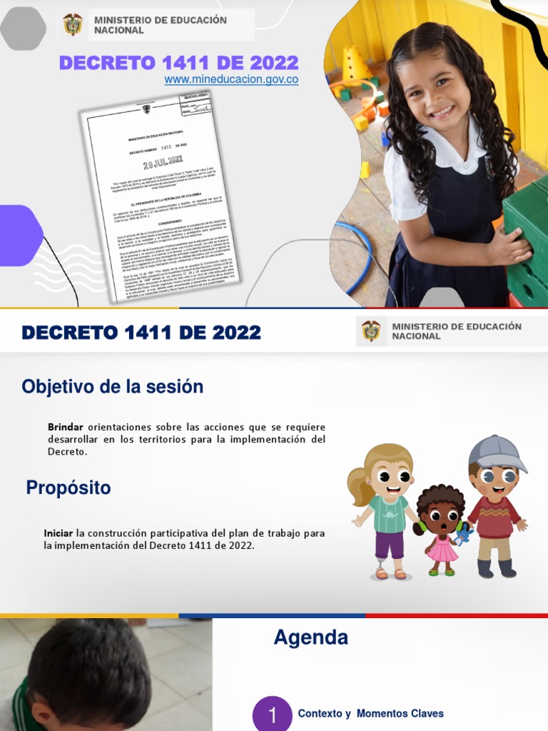 Decreto 1411 Encuentros Virtuales - 10 - 22 | PDF | Educación de la ...