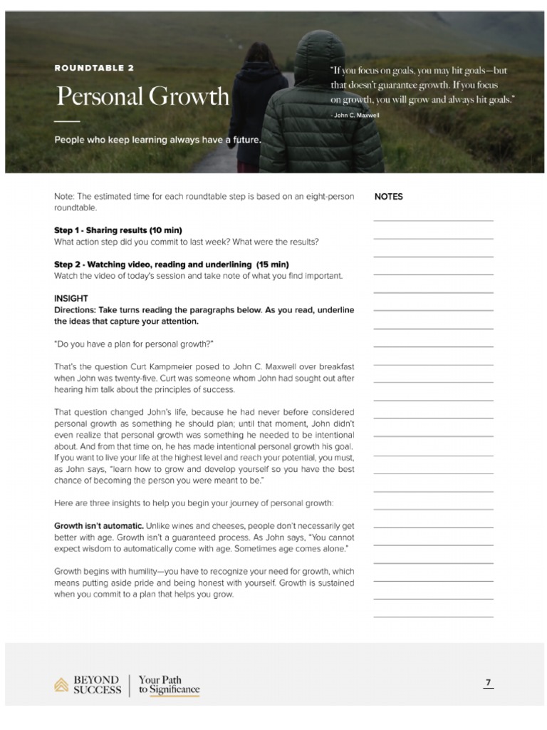 Lesson 2 Personal Growth 2021 | PDF