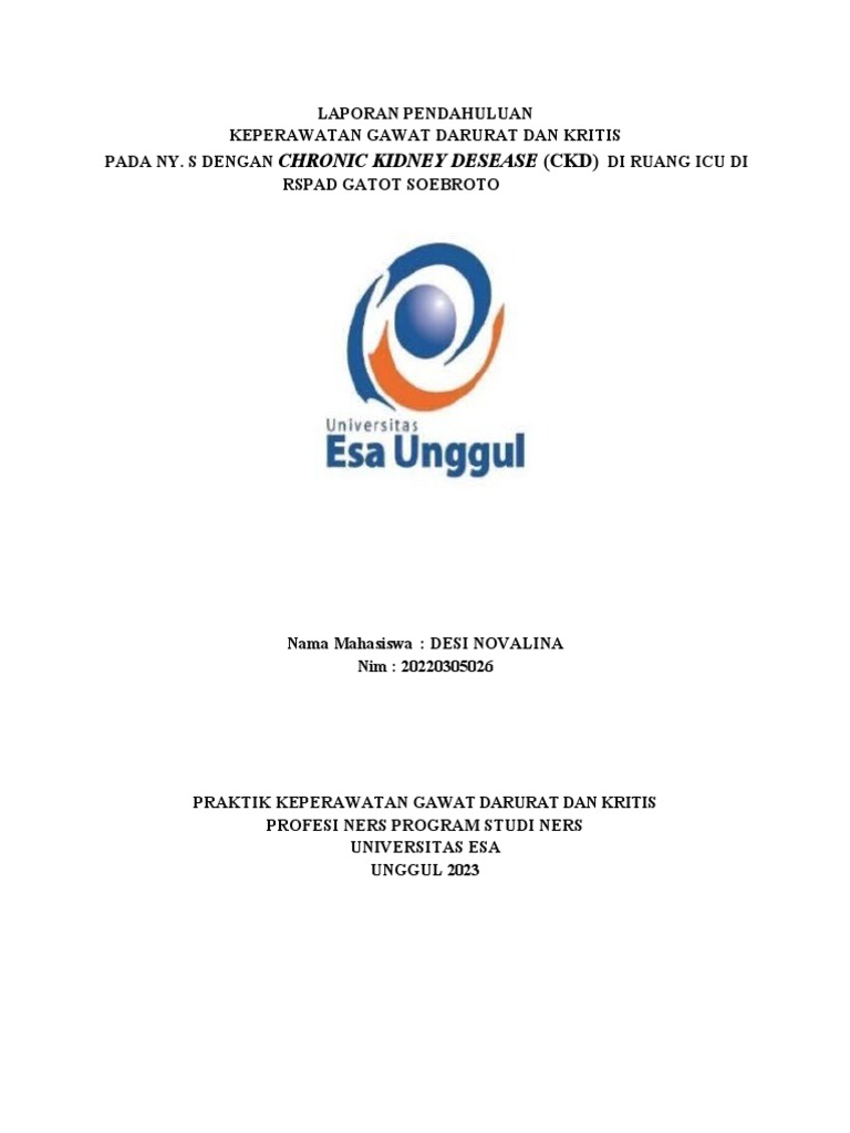 LP CKD On HD Di Icu Desi | PDF