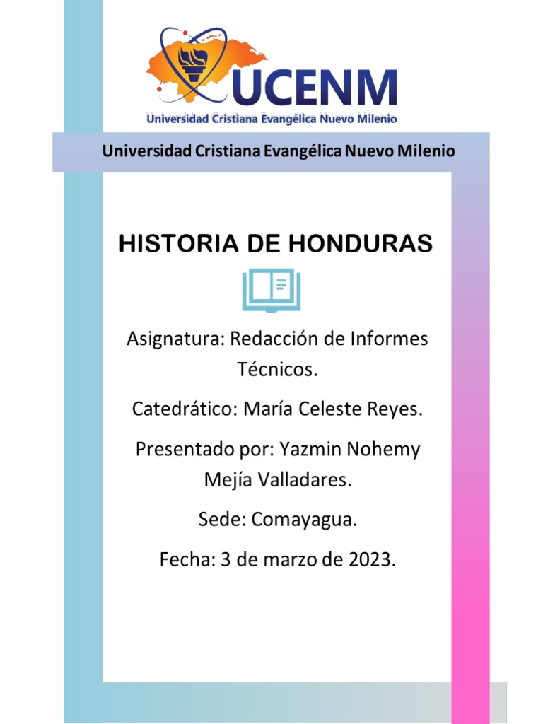 Historia de Honduras | PDF | Honduras | Américas