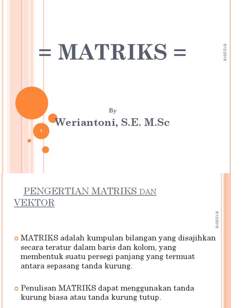 Pertemuan 4 Matek | PDF