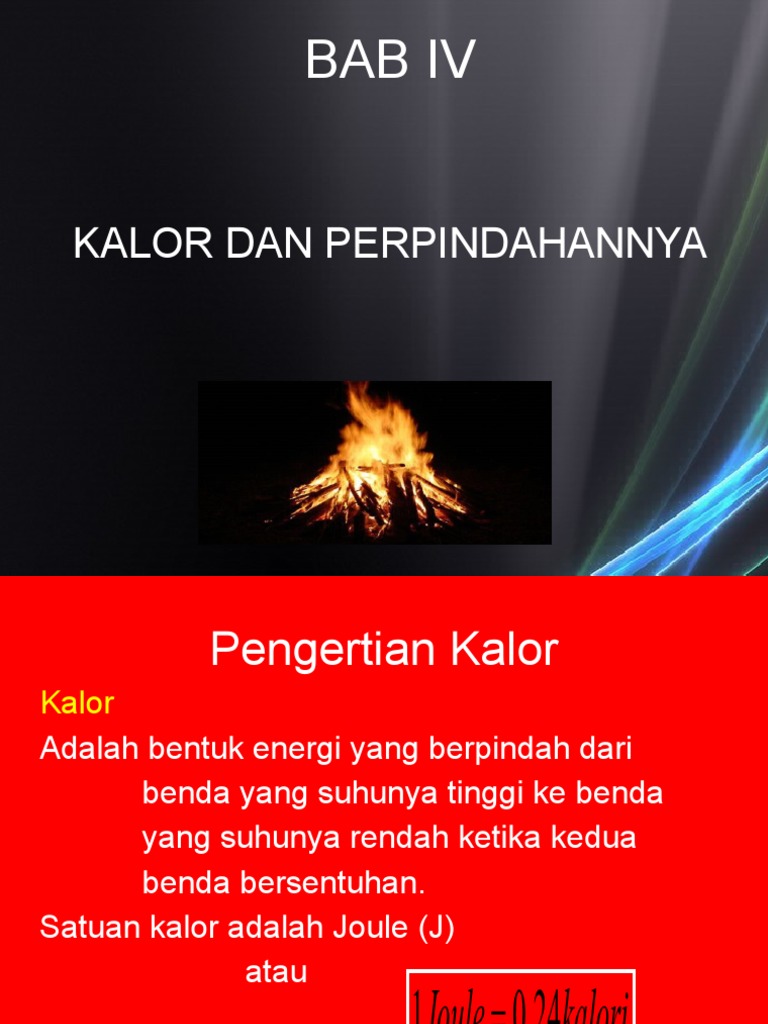 Kalor Dan Perpindahannya | PDF