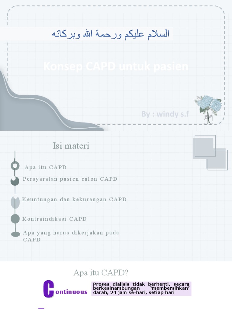 Penkes Capd - Konsep Umum | PDF