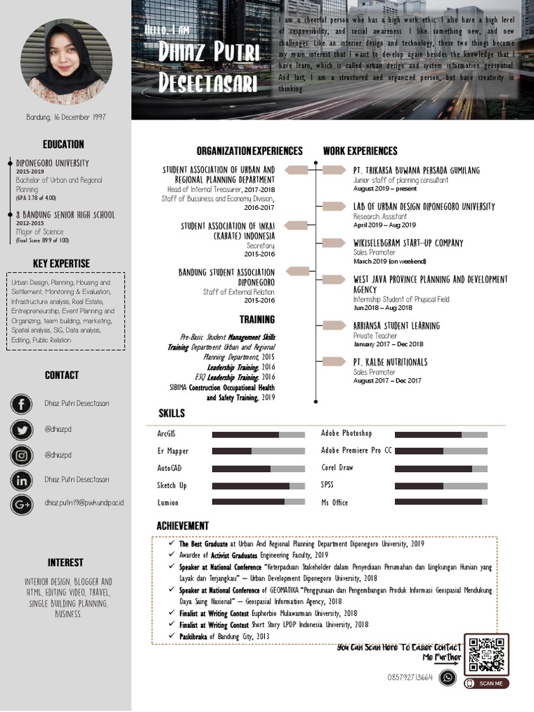 Curriculum Vitae - Dhiaz Putri Desectasari | PDF | Business