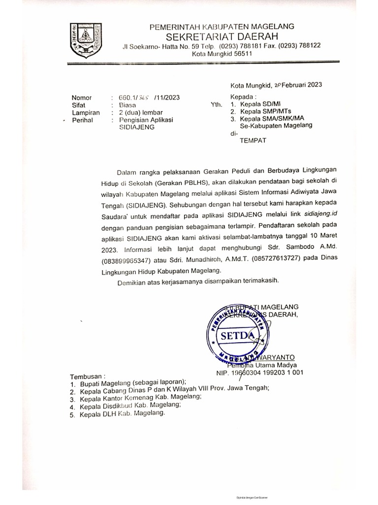 Pengisian Sidiajeng | PDF