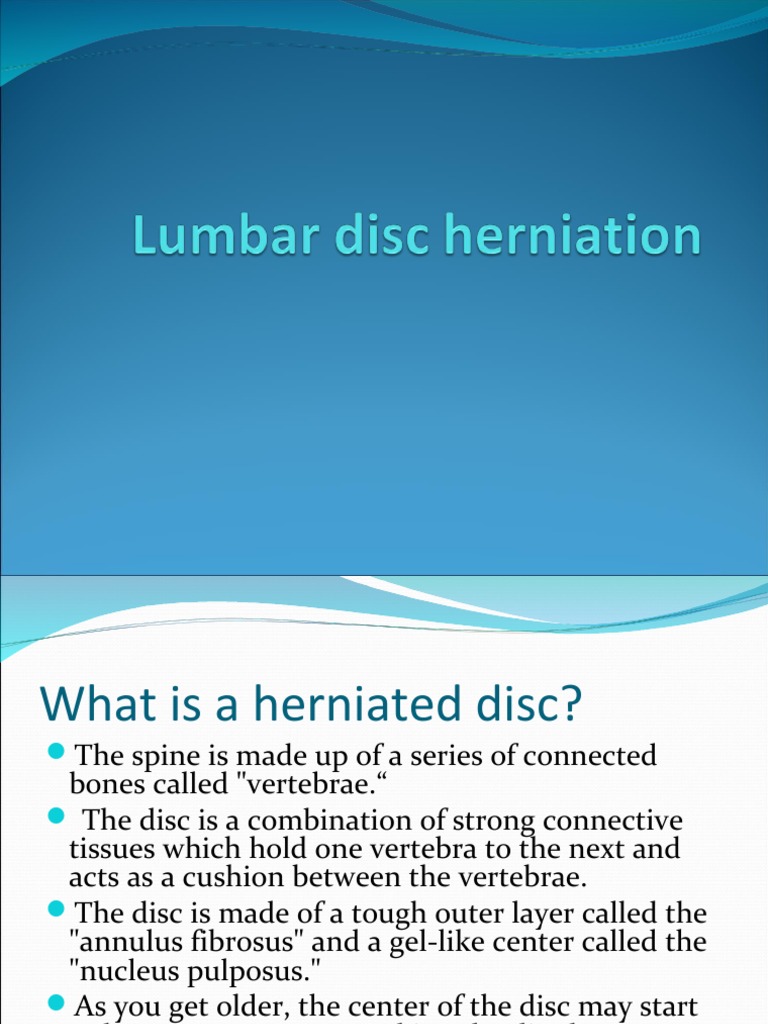 Herniated Disc Overview and Treatment | PDF | Vertebral Column | Foot