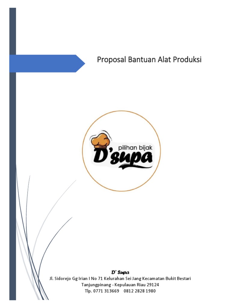 Proposal Dinkop & UMKM Prov | PDF