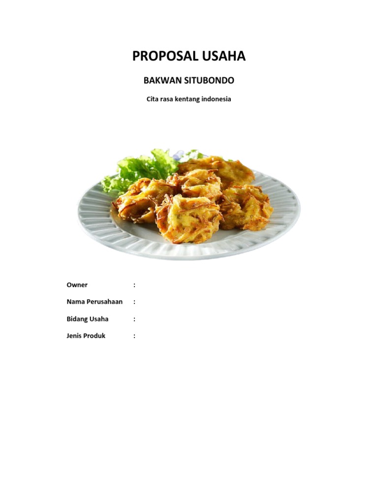 PROPOSAL USAHA | PDF