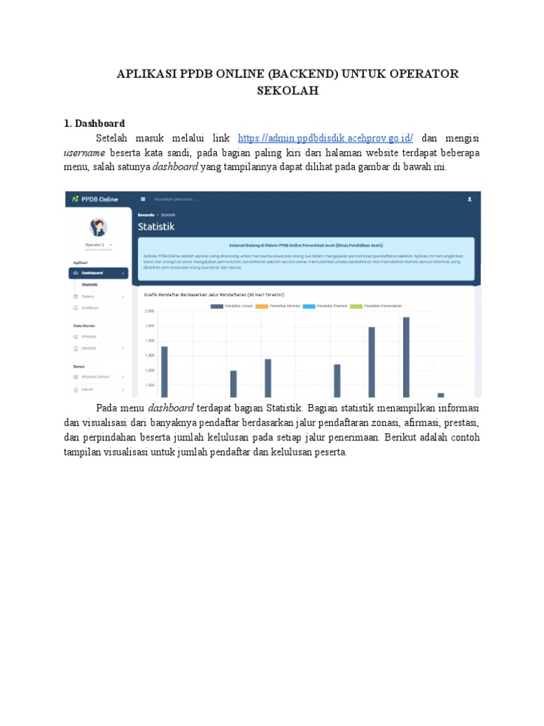 Aplikasi PPDB Online Untuk Operator Sekolah | PDF Aplikasi PPDB Online Untuk Operator Sekolah | PDF