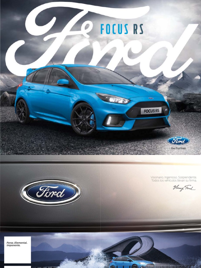 Ford Focus Rs Catalogo | PDF | Neumático | Tracción en las cuatro ruedas