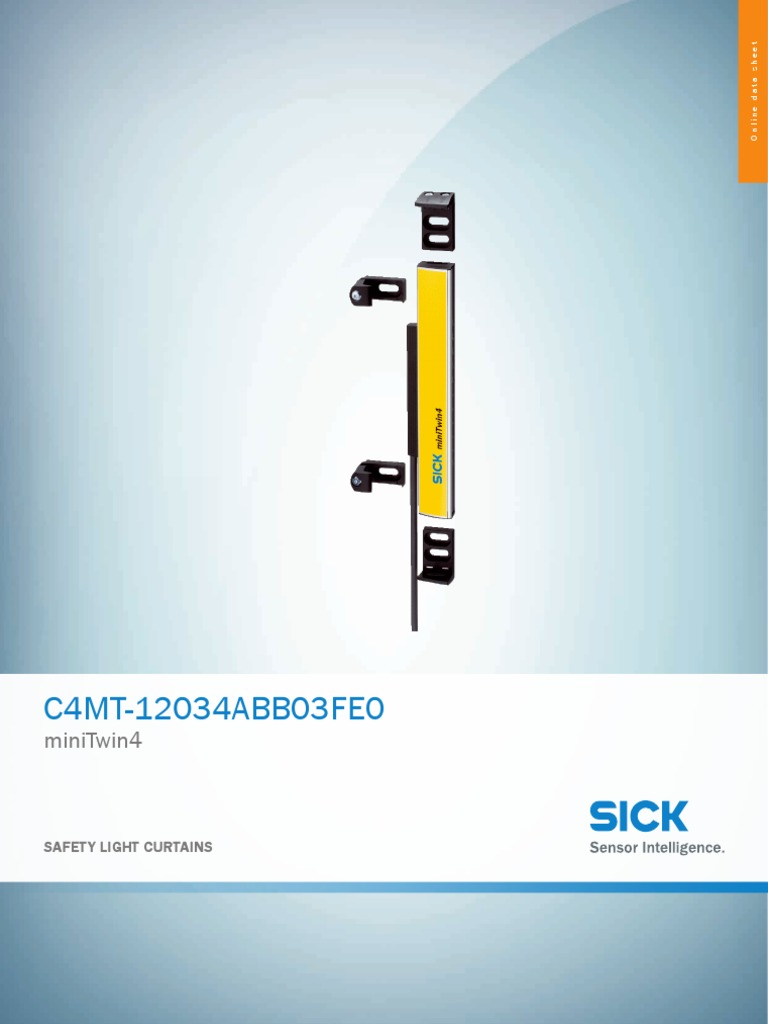 MiniTwin4 Barriere Sick | PDF | Electrical Connector | Electronics