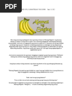 Ang Alamat NG Saging | PDF